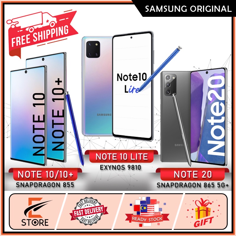 [ORIGINAL] SAMSUNG NOTE 10 / NOTE 10+ SM-N976U/ NOTE 10 LITE SM-N770F/ NOTE 20 100% SAMSUNG ...