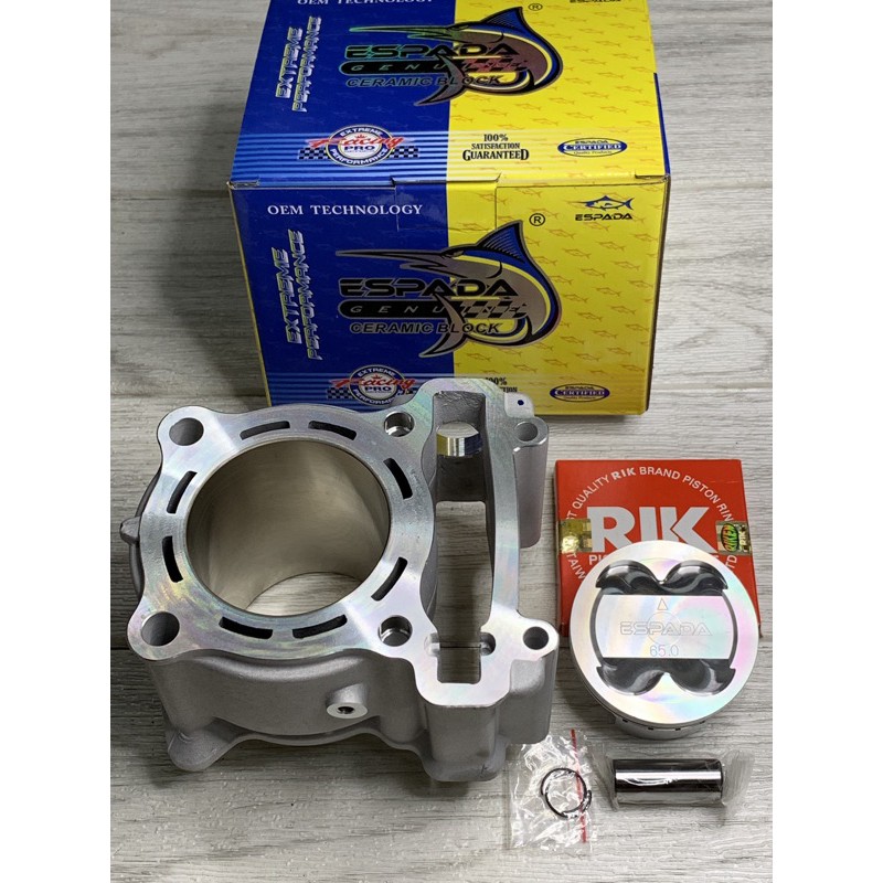 ESPADA RACING CERAMIC BLOCK KIT LC135/Y15ZR/FZ150i 62mm/63mm/65mm FULL ...
