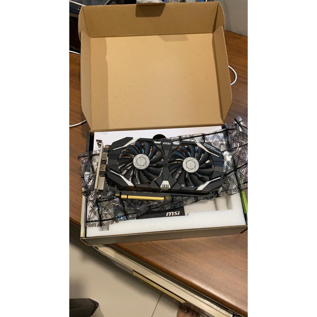 MSI GEFORCE GTX 1060 GAMING 6G GPU wtih 3 months Paid Warranty (see ...