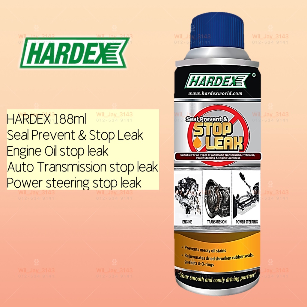 HARDEX HBT-1 188ml SEAL PREVENT & STOP LEAK ENGINE, AUTO TRANSMISSION ...