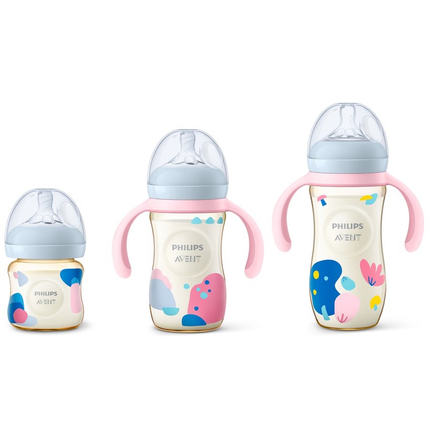 Botol PPSU Avent Natural 4oz 9oz 11oz Decorated Design | Botol Avent ...
