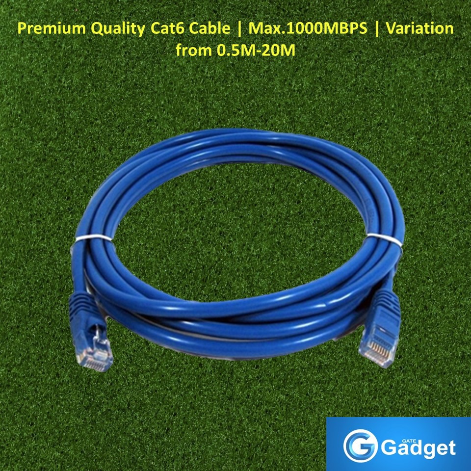 Dintek Cat6 Premium Quality 4 Pair UTP Patch Cord LAN RJ45 | 1000Mbps ...