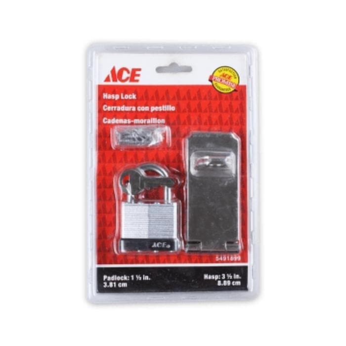 Ace Laminated Latch and Padlock Set (8.89 & 3.81 Cm) Good Quality ...