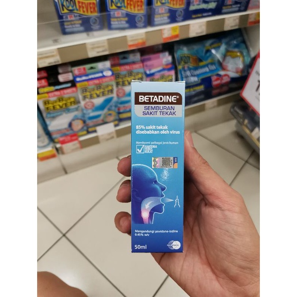 BETADINE SORE THROAT SPRAY/SEMBURAN SAKIT TEKAK | Shopee Malaysia