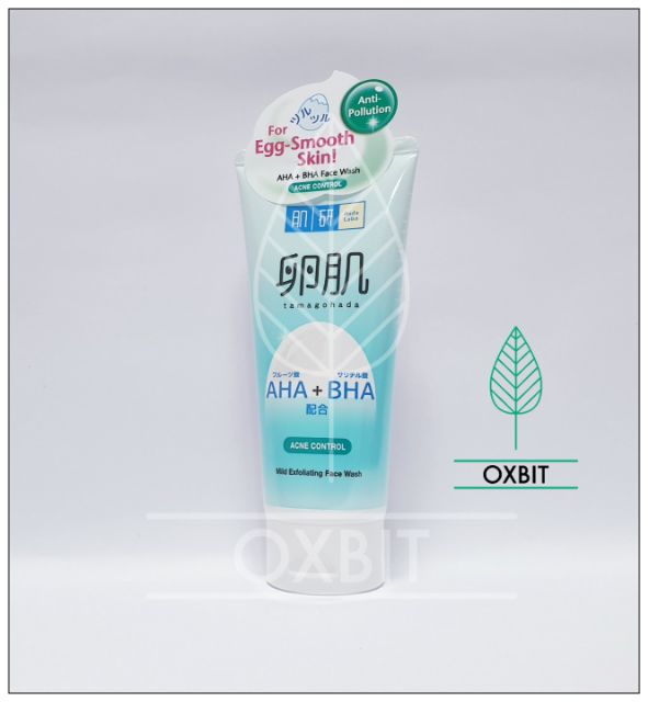 Hada Labo AHA+BHA Face Wash 130g (Acne Control/Green) | Shopee Malaysia