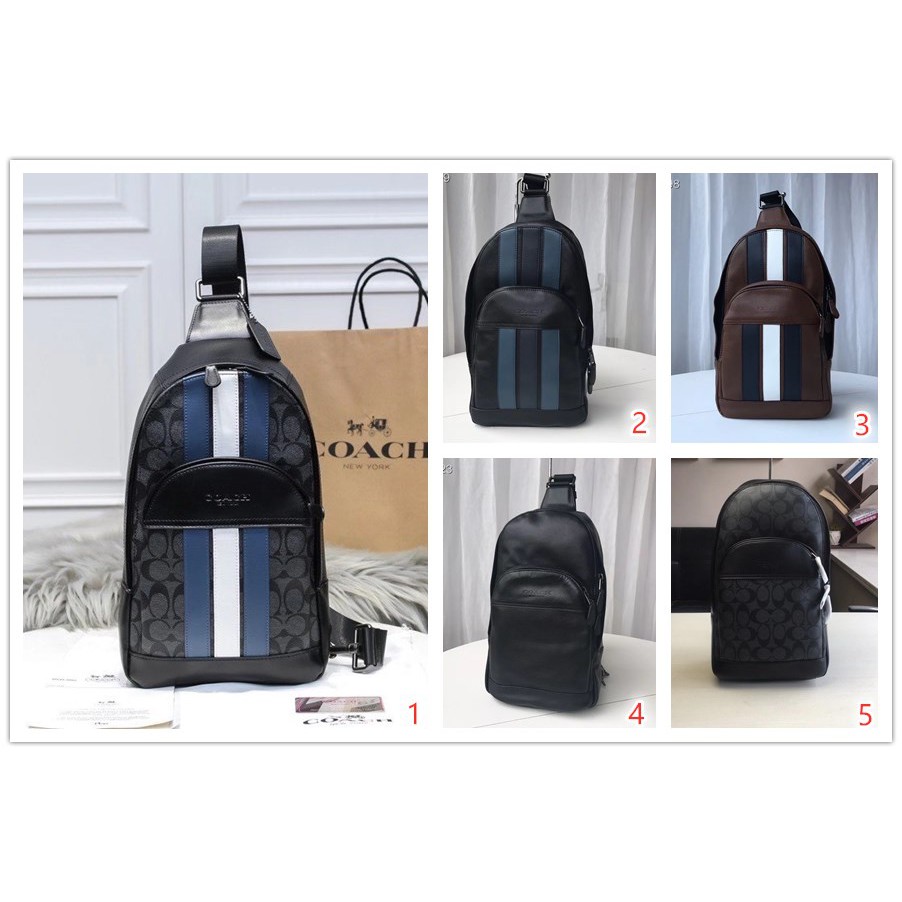 F49318 49312 67249 39942 classic suede leather men's chest shoulder bag ...