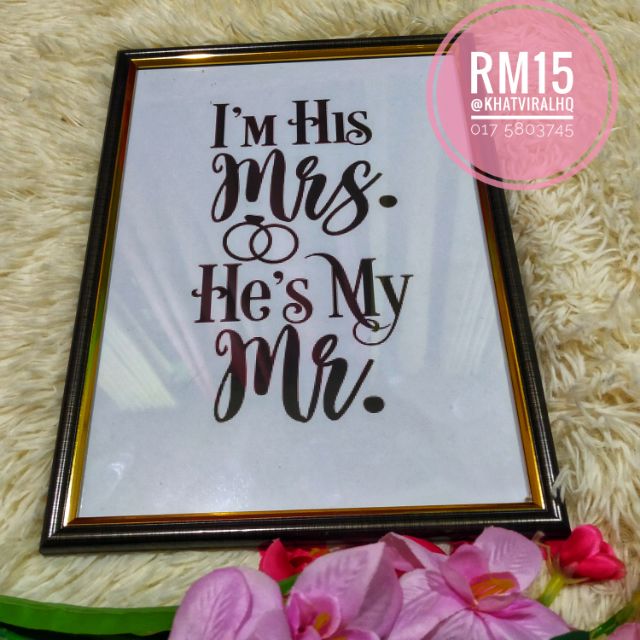 PORMOSI MERDEKA RM10!! Frame wall art 🌈frame deco🌈frame A4🌈wall art🌈 ...