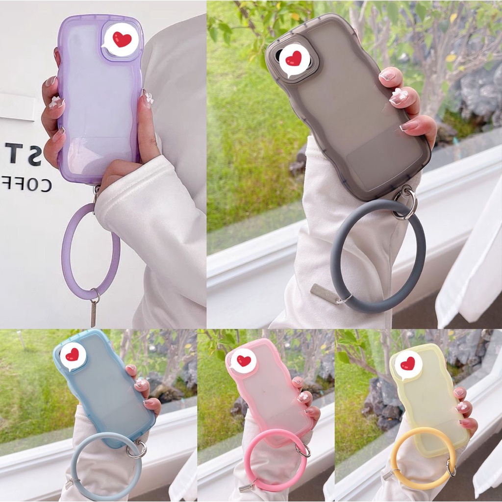 iP XR Xs Max iP 11 Pro Max Wave Design Candy Color Soft TPU Case With ...