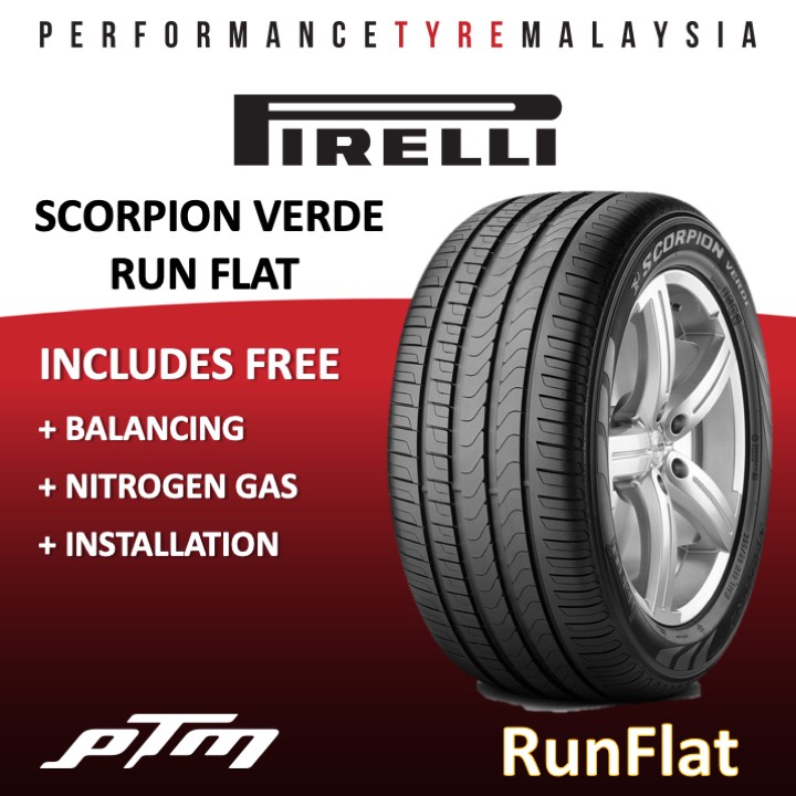 19 20 Inch PIRELLI Scorpion Verde Run Flat RFT Runflat RFT Tyre (FREE ...