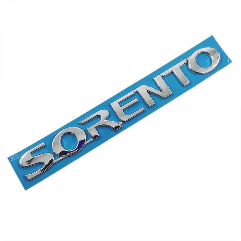 1 X ABS SORENTO Letter Car Auto Rear Decorative Emblem Badge Sticker ...