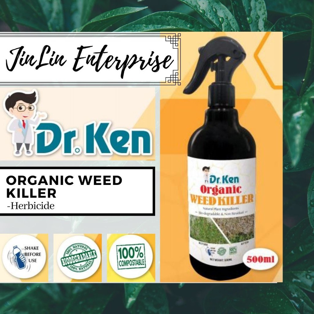 DR KEN Organic Weed Killer Spray 500ml-Ready To Use , Racun Rumput ...