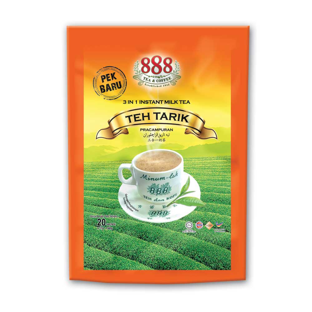 888 3 in 1 Instant Milk Tea value Pack (17g x 20 Sachets) | Shopee Malaysia