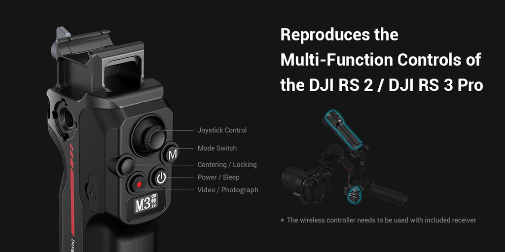 SmallRig Wireless Control Handgrip for DJI RS3 PRO RS2 Series 3949 | Shopee Malaysia