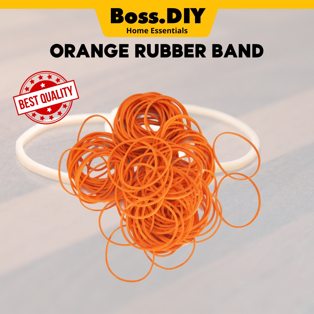 High Quality Orange Rubber Band (200g) | Shopee Malaysia