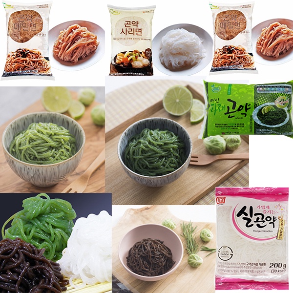 [ 10kcal diet & vegan food / udon rice cake Konjac ] udon salad-adding ...