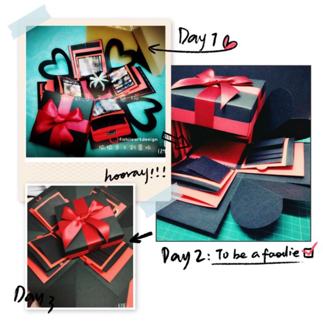 Reddie love Explosion Box 红蝴蝶结爆炸盒 | Shopee Malaysia