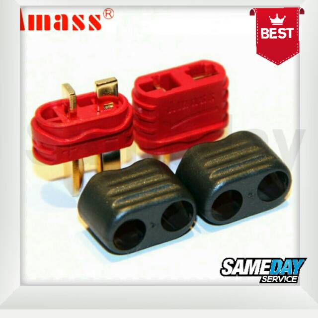 Amass Tplug Dean Connector plus Sheath T Plug Dean Connector with cover 1 Pair | Shopee Malaysia