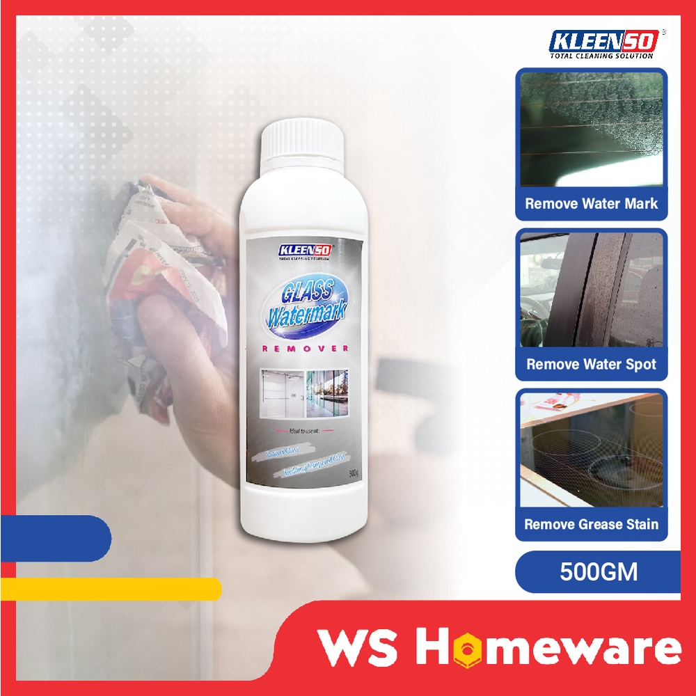 WS Kleenso Glass Watermark Remover (500gm) | Shopee Malaysia