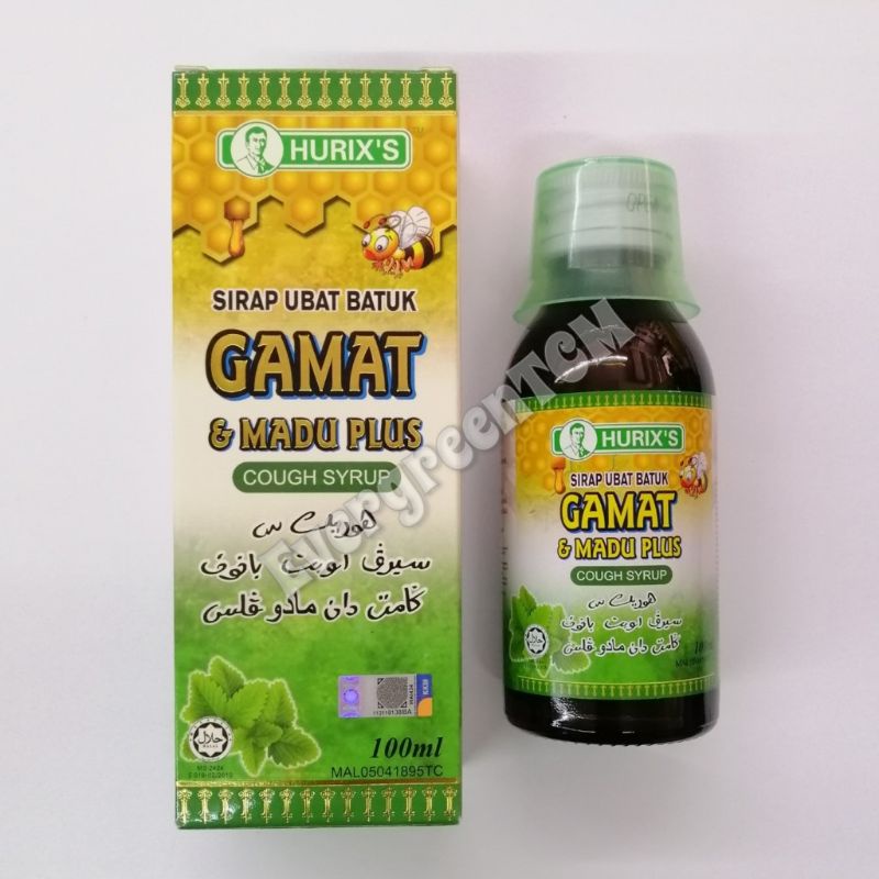 Hurix's Gamat & Madu Plus Cough Syrup 好力 海参蜂蜜止咳露 Sirap Ubat Batuk ...