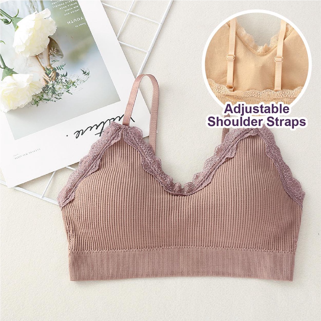 《Mega Deal》Women's Fashion Bra Smooth Material Bra Without Wire Cheap ...