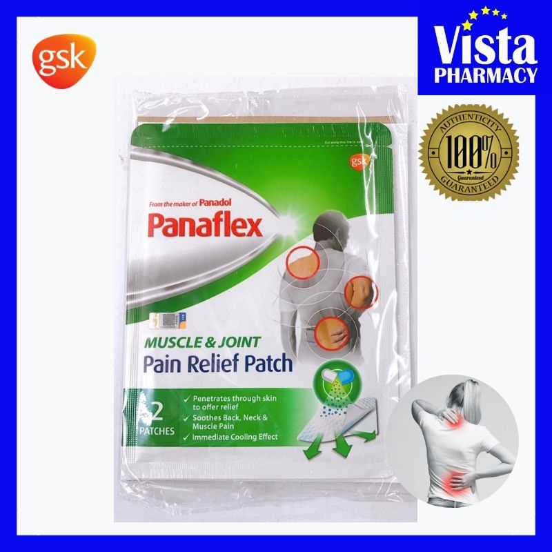 Panadol Panaflex Muscle & Joint Pain Relief Patch 2Patches/4Patches ...