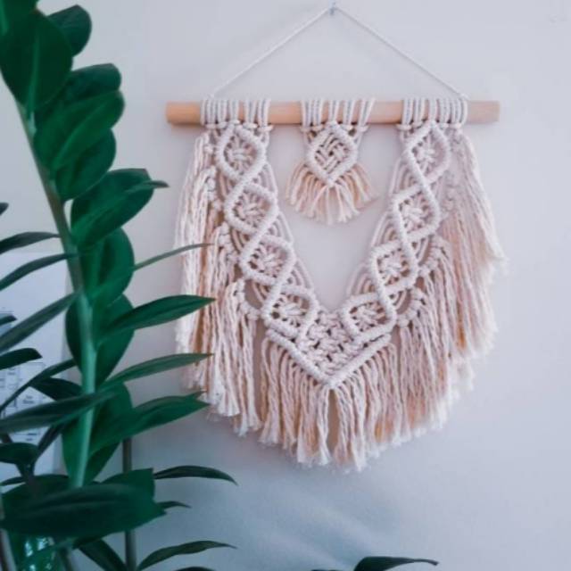 HIASAN DINDING Macrame wall hanging/macrame wall hanging (HD 105 ...