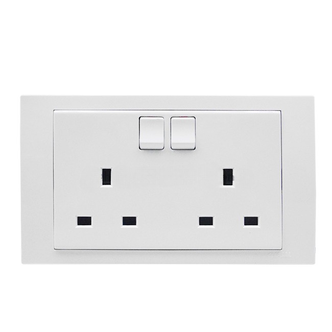 Schneider 13A 250V Twin Gang Switch Socket #KB25 | Shopee Malaysia