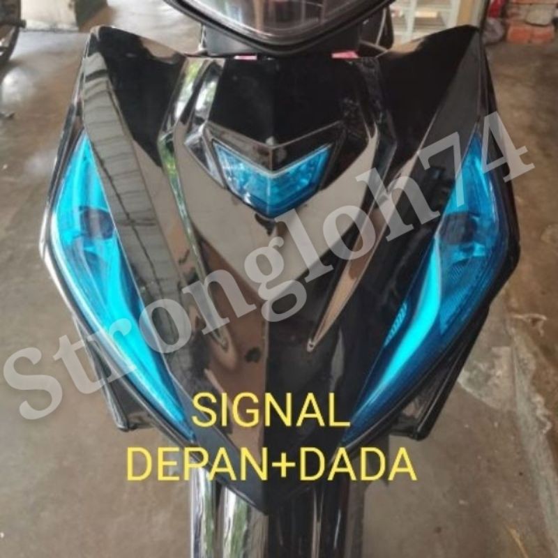 HONDA DASH 125/125i/125fi (DADA+SIGNAL DEPAN) STICKER TINTED | Shopee ...