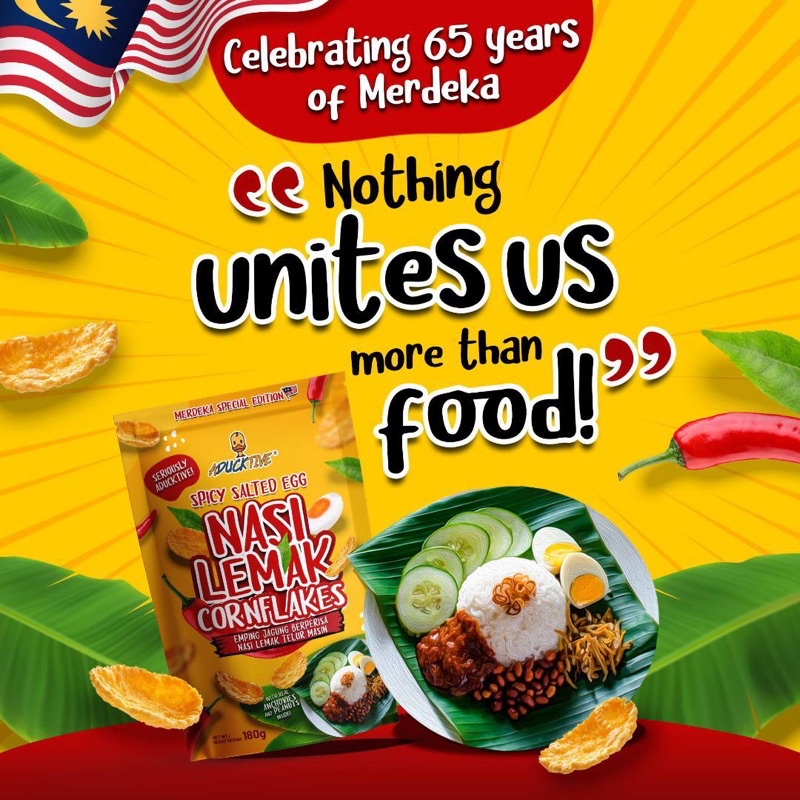 MERDEKA PROMOTION ADUCKTIVE CORNFLAKES SALTED EGG SPICY l ORIGINAL ...