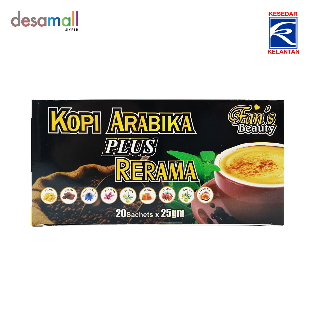 FANS BEAUTY Kopi Arabika Rerama (20 sachet x 25g) | Shopee Malaysia