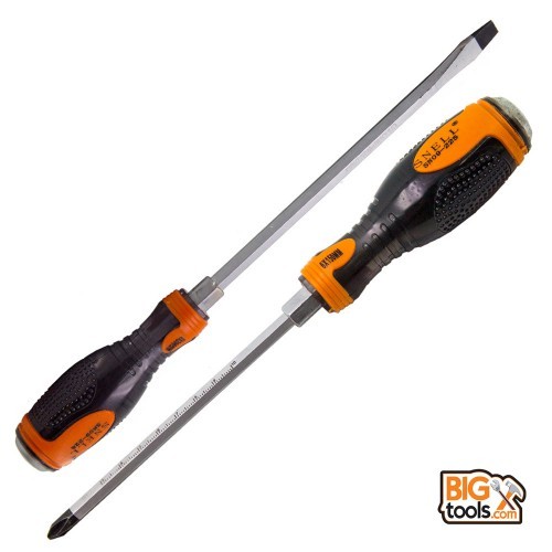 SNELL High Quality Flat Type And Philips Slotted Screwdriver 8 x 200mm ...