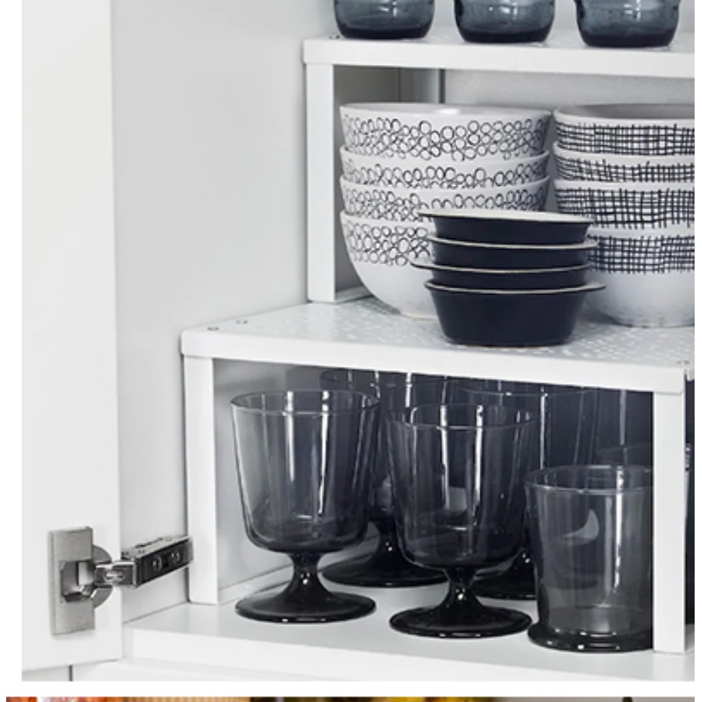 Ikea VARIERA white steel assembled kitchen cabinet divider shelf - 2 ...