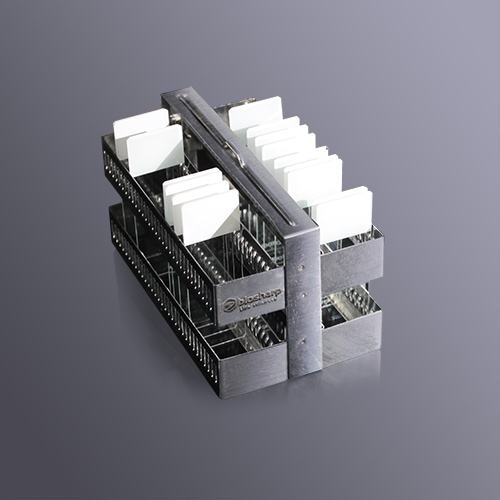 BIOSHARP Stainless Steel Histology Slides Preparation Staining Rack ...
