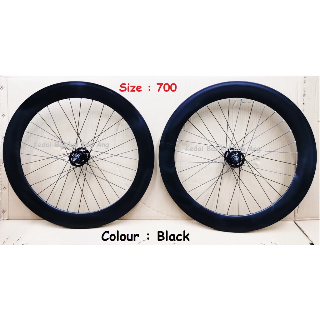 Fixie rim 700 sesuai untuk basikal fixie size 700. tayar size700x23C ...
