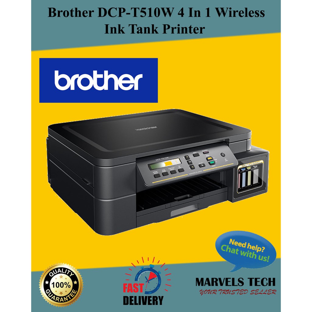 *Ready Stock* Brother DCP-T510W 4 In 1 Wireless Ink Tank Printer ...