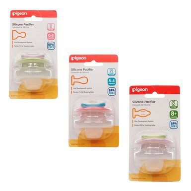 Pigeon Dummy pacifier for children step 1,2,3 (0-8m+) | Shopee Malaysia