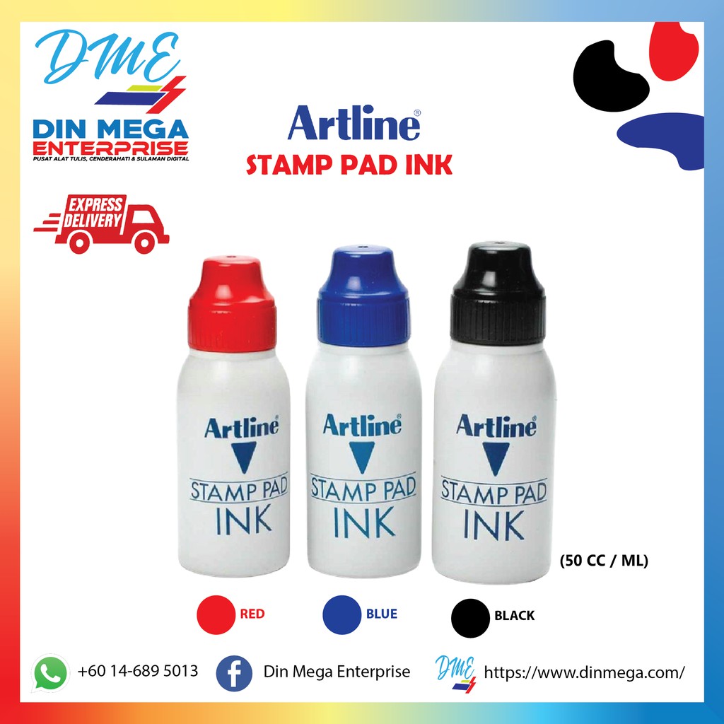 ARTLINE STAMP PAD INK 50 ML | Shopee Malaysia