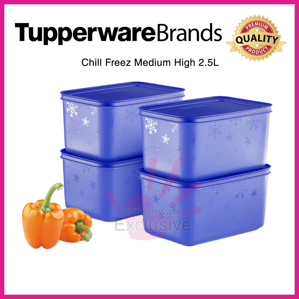 Chill Freez Tupperware Bekas Plastik Tupperware Food Storage Chiller ...