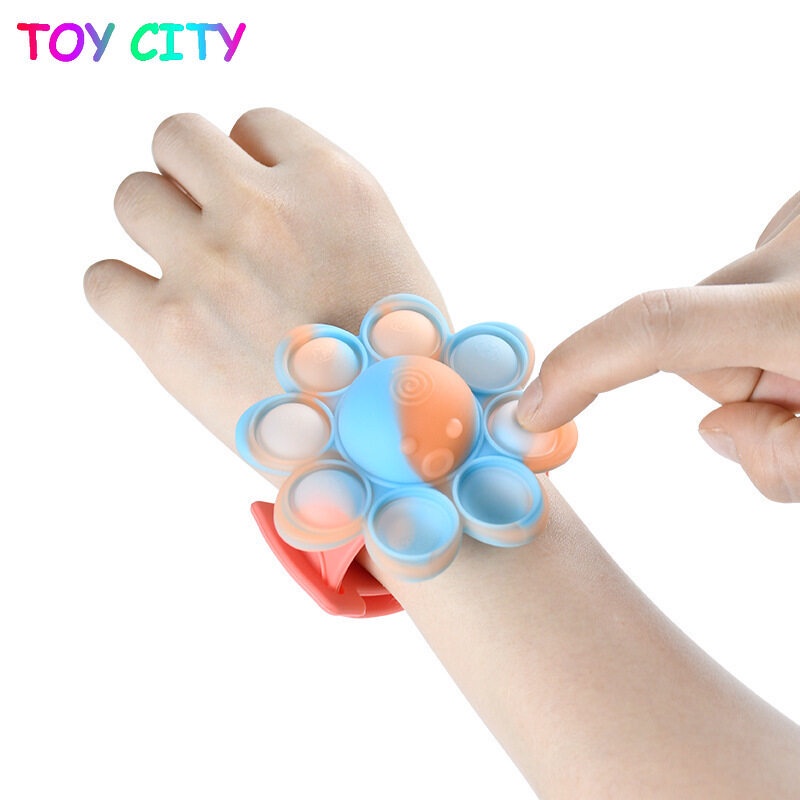 Y180 Pop it watch Kawaii pop it bracelet simple dimple Fidget Toys ...