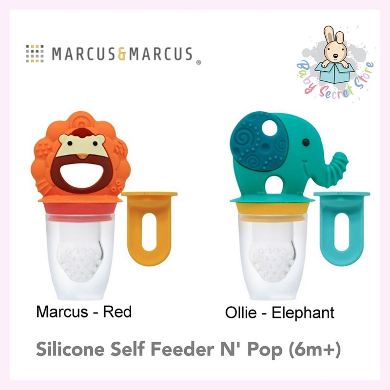 Marcus & Marcus Silicone Feeder N' Pop (6m+) | Shopee Malaysia