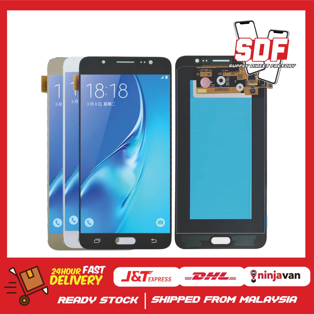 Samsung Galaxy J7 (2016) J710 LCD Touch Screen Digitizer (1 months warranty) | Shopee Malaysia