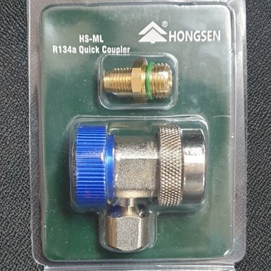 Hongsen HS-ML R134a Quick Coupler High Quality Brass Transfer Connector ...