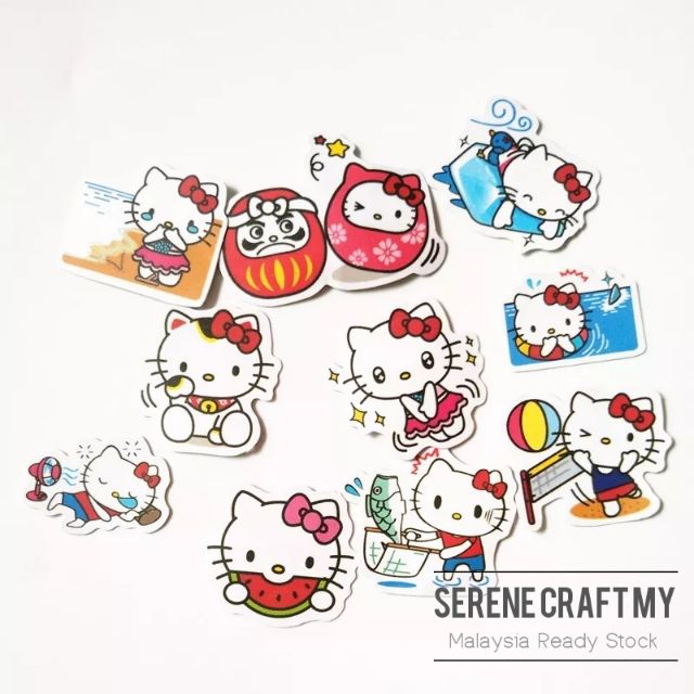 40pcs Hello Kitty Sticker Pack | Shopee Malaysia