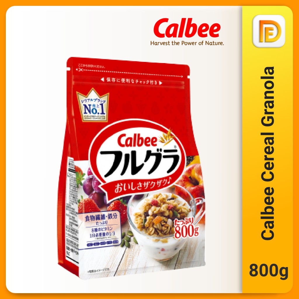 Calbee Original Cereal / Granola / Oat / Grain Japan Original 800g / 750g / 500g / 180g 日本水果麦片谷物 ...