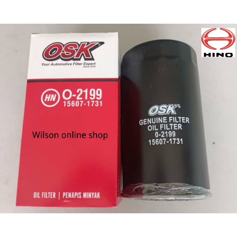 Osk Malaysia Minyak/Oil filter 0-2199 Hino HO7C,Hino Validus JO5D,Hino validus JO8C | Shopee ...