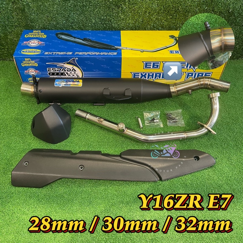 Espada Racing Exhaust Std Cutting 100% Original Ekzos Pipe E4 E5 V5 E6 E7 LC135 / Y15ZR / Y16ZR ...