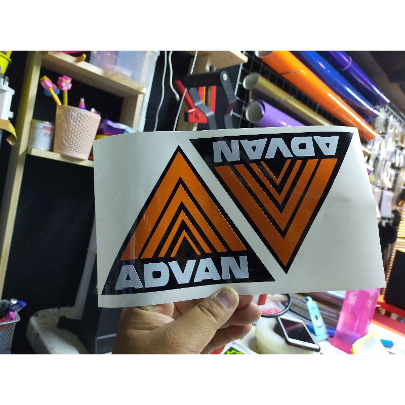 Sticker kereta Advan racing.jenis sticker potong tahan lasak | Shopee ...