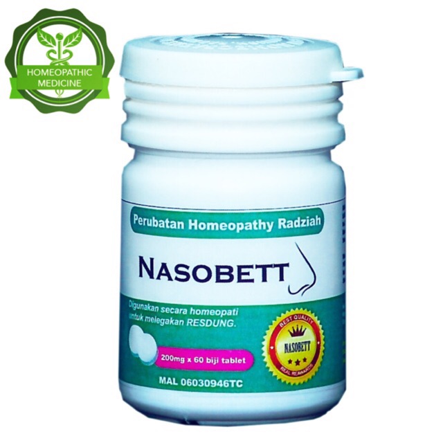 PIL RESDUNG HOMEOPATHY NASOBETT 100% TANPA DADAH | Shopee Malaysia