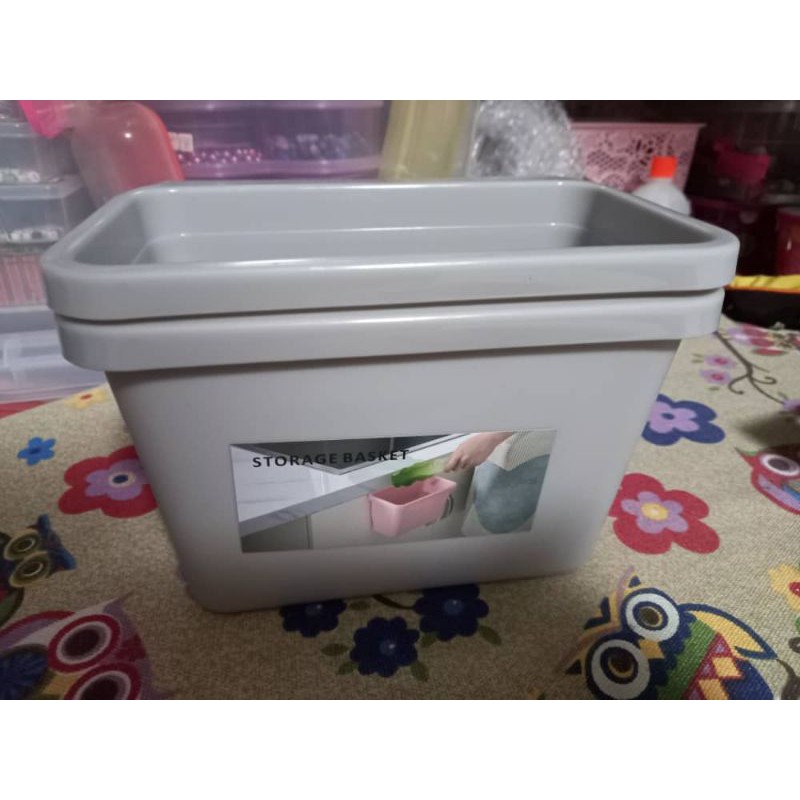 kitchen storage basket bekas raga buang bahan atau sampah dan simpan ...