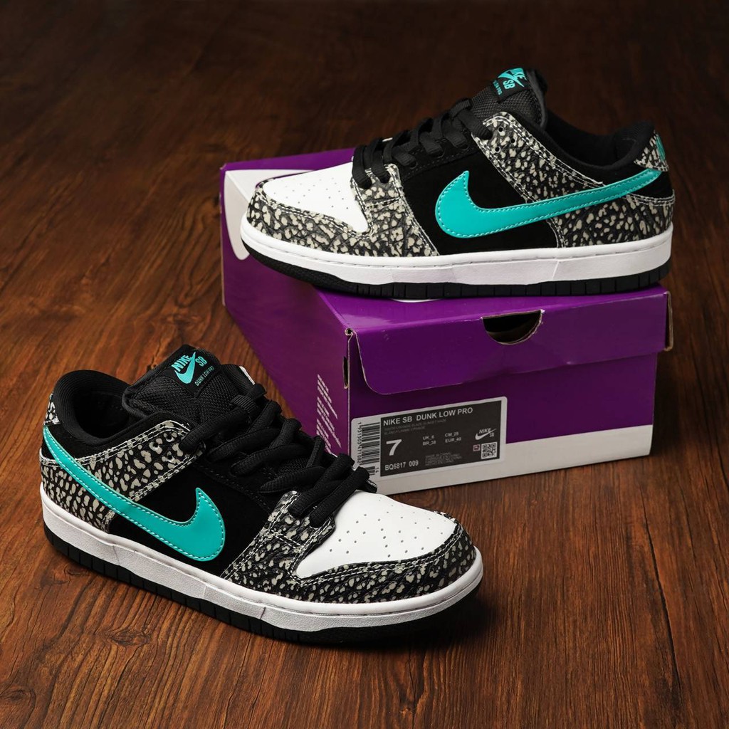 Nike SB DUNK LOW ATMOS ELEPHANT ORIGINAL PK FULL TAG Barcode IN VIETNAM ...